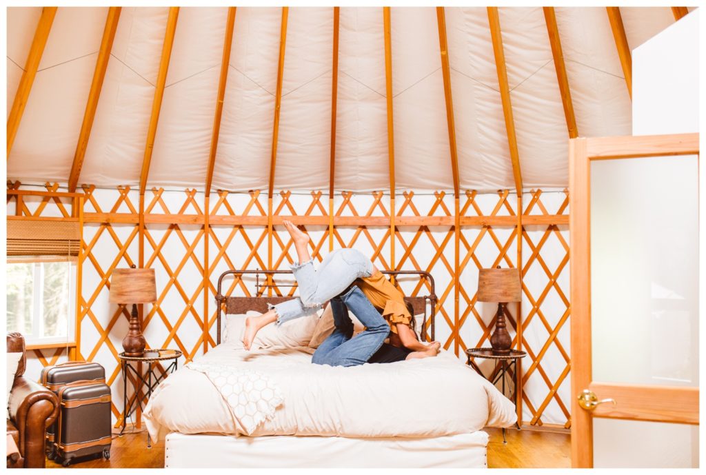 Kennedy & JD's Lifestyle Yurt Honeymoon Session - Brooke Michelle Photo