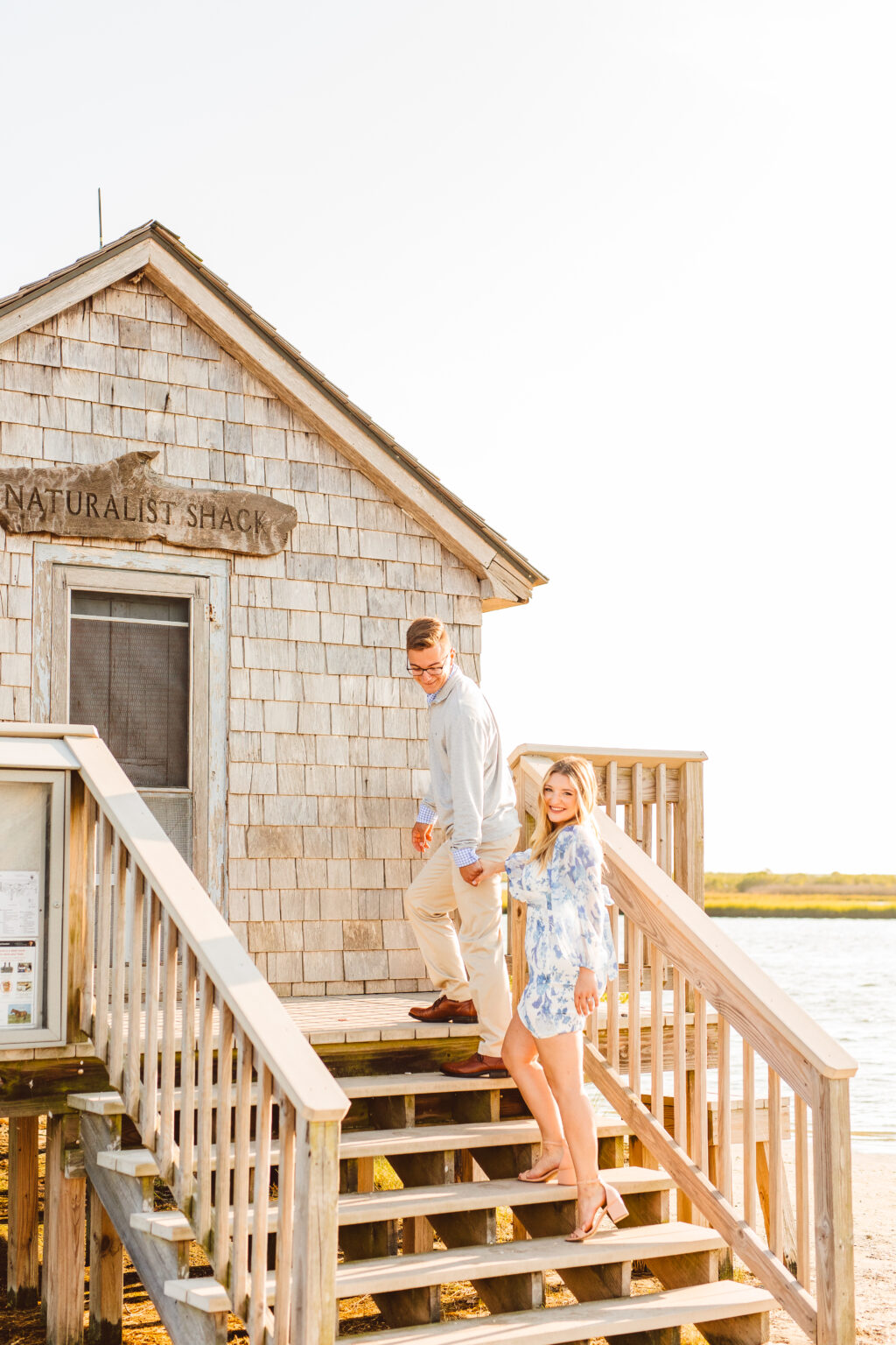 Kirstin & Ryan's Sunset Beach Engagement Photos at Assateague Island ...