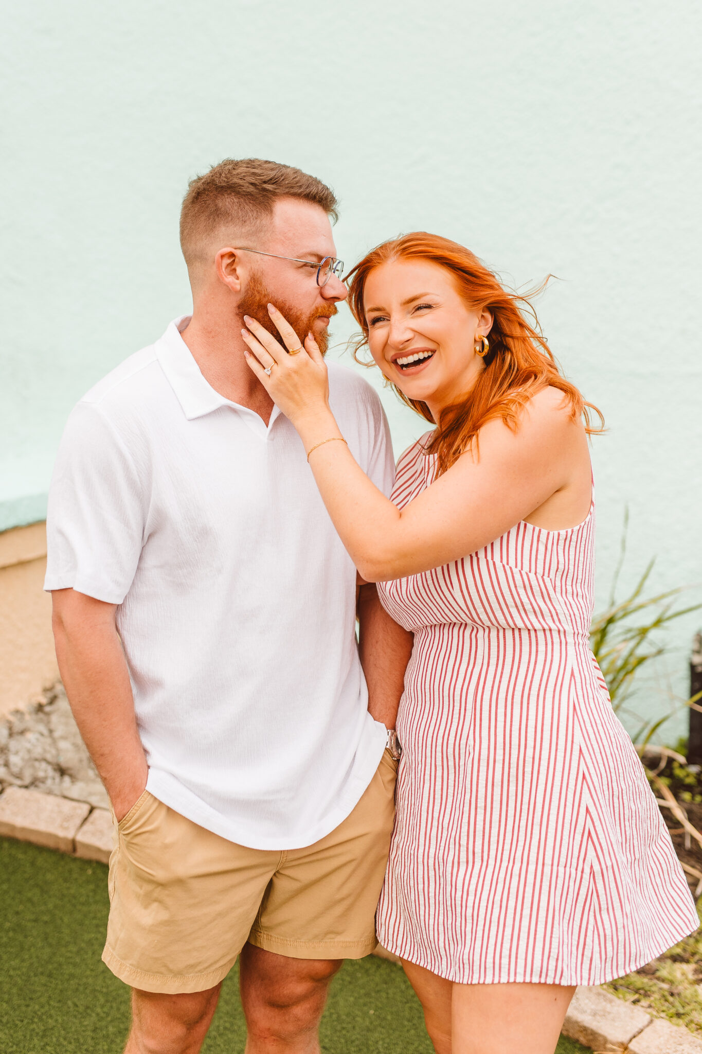 Hanna & Jacob’s Colorful St. Augustine Pier Engagement Session - Brooke ...